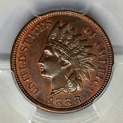 Choice 1888 Indian Head Cent 1C PCGS MS64 BN High Grade Beauty !!! | eBay