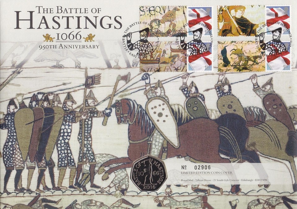 GB 2014-19 Selection of 7 x Royal Mail/Mint 50p Coin Numismatic FDC's ...