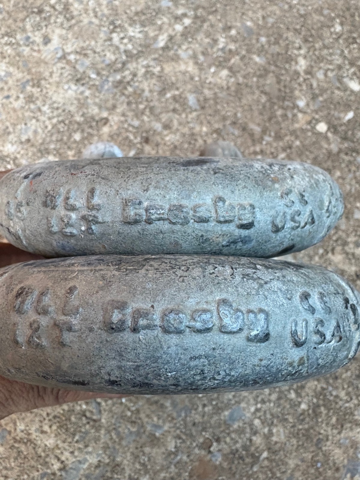 Crosby Galvanized 12T Shackle 12 Ton 1-1/4" Screw Pin-Lot of 2 | eBay