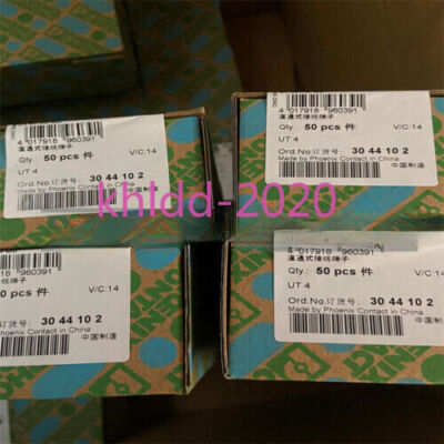 50pcs Phoenix Contact Straight through terminal blocks UT 4 3044102 | eBay