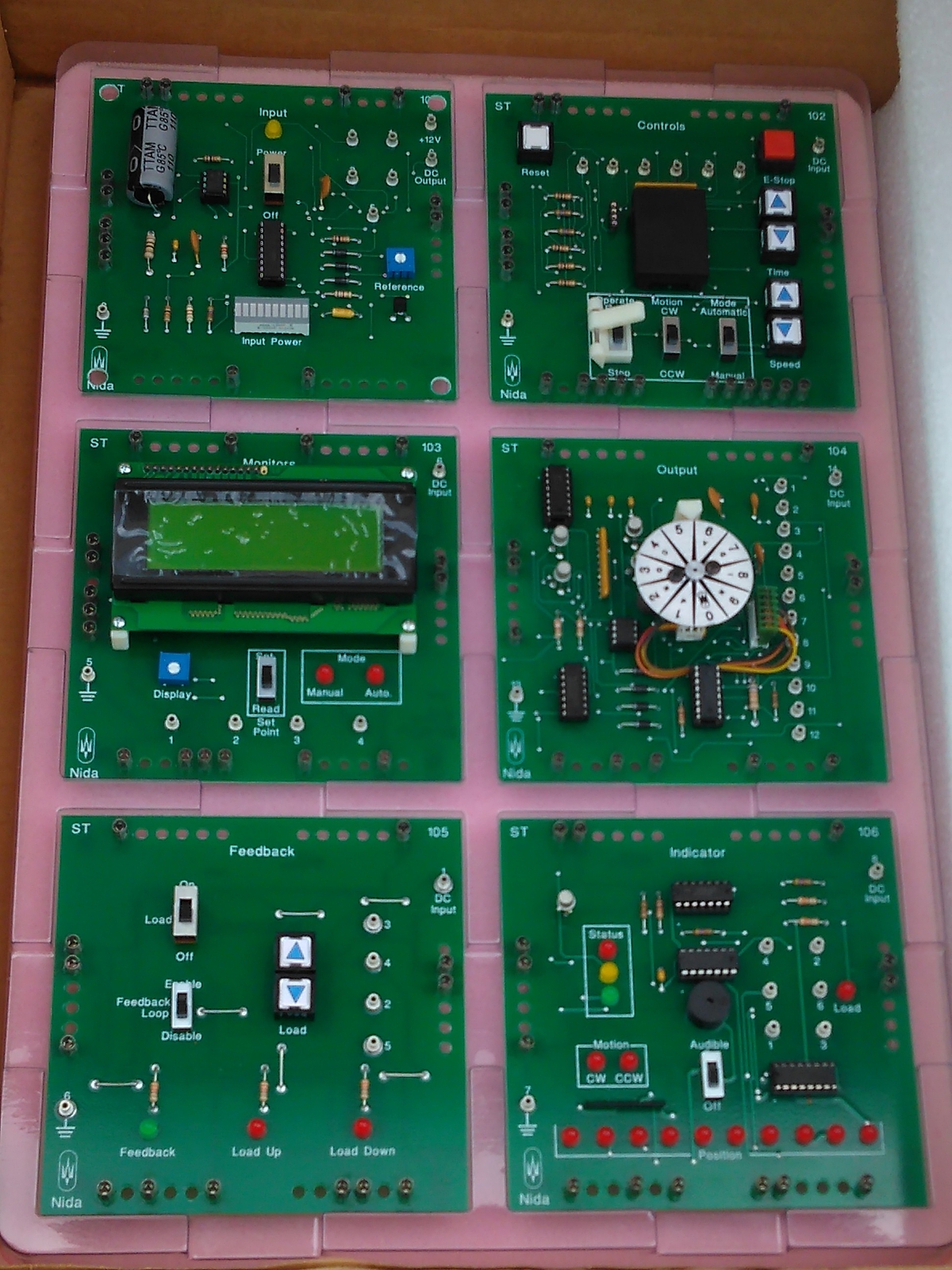 Nida MODEL 3600 BASIC SYSTEMS EXPERIMENT CARD SET for 130ST/ 360S ...