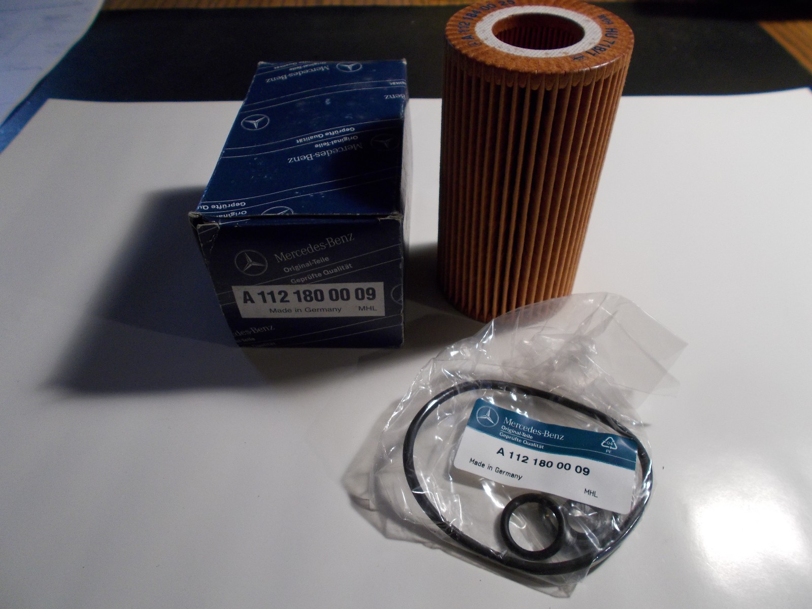 1998-2013 MERCEDES BENZ OIL FILTER NOS A 1121800009 C CLASS S CLASS SL ...