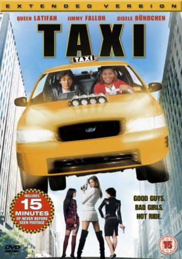 Taxi DVD 2004 by Queen Latifah Jimmy Fallon Aaron Wilder Ira Shuman Luc ...