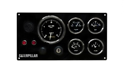 CATERPILLAR Diesel Marine Engine Instrument Panel Pre-Wired - Made in ...