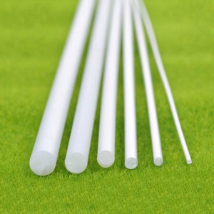 ABS Round Plastic Stick Rod White Dia.1/2/4/5/6mm Length 250mm Model ...