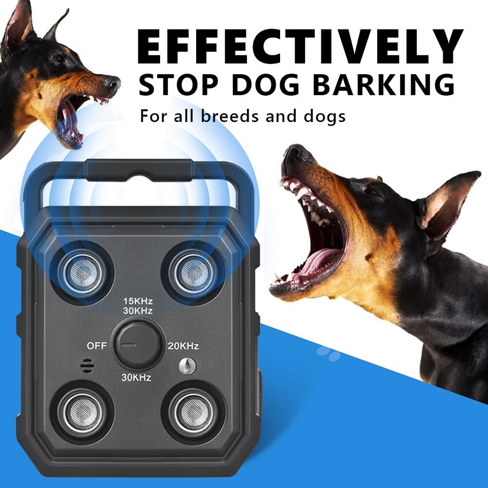 Weatherproof Anti-Bark Mount/Portable Neighbor Dog Silencer Ultrasonic ...