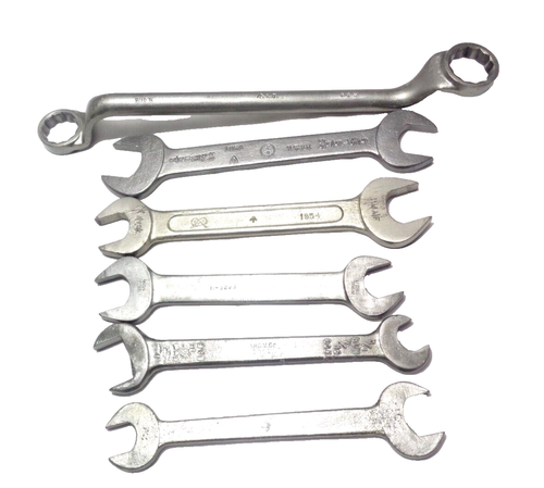Vintage Military Issued Dated 6 Spanners Old Mechanical/Engineering ...