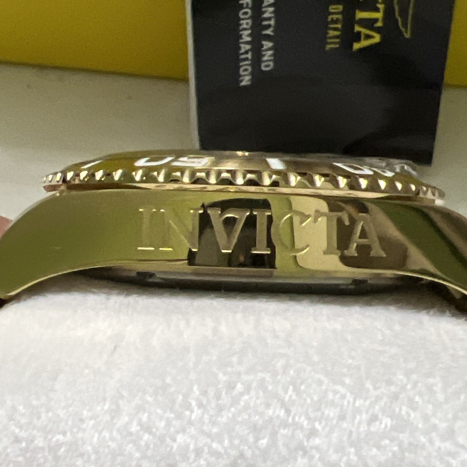 Invicta Gold Pro Diver 27306 Automatic Wrist Watch for Men( Perfect 👍 ...