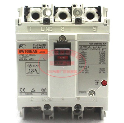 1PCS New For Fuji Circuit Breaker BW100EAG 3P 100A | eBay