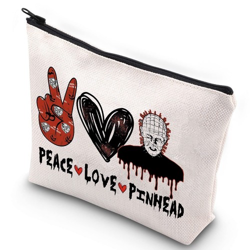 Hellraiser Cosmetic Bag Hellraiser Pinhead Fans Gifts Peace Love ...