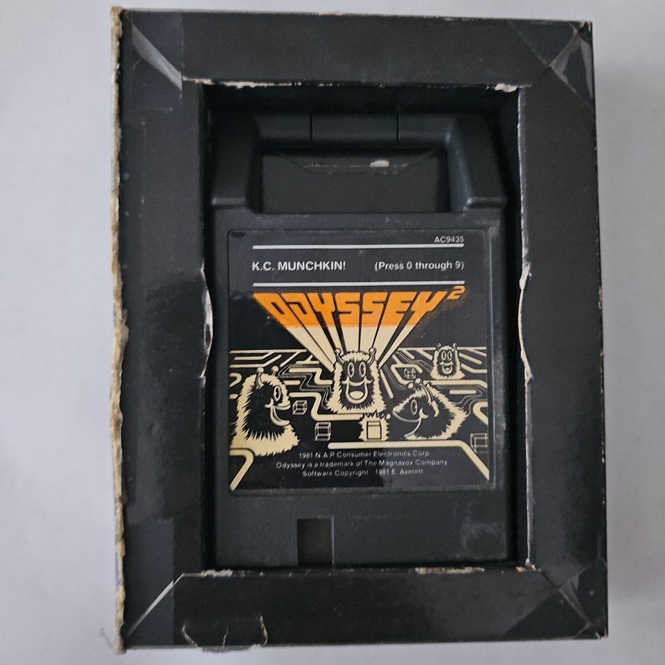 K.C. Munchkin! for Magnavox Odyssey 2 in Box CIB KC Munchkin Tested ...