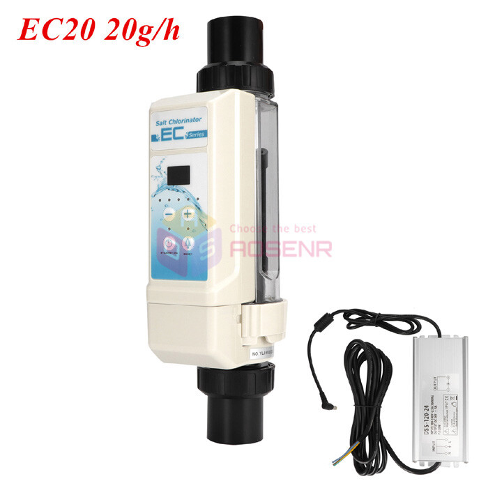 110V Pool Salt Chlorine Generator Swimming Pool Salt Water Chlorinator ...
