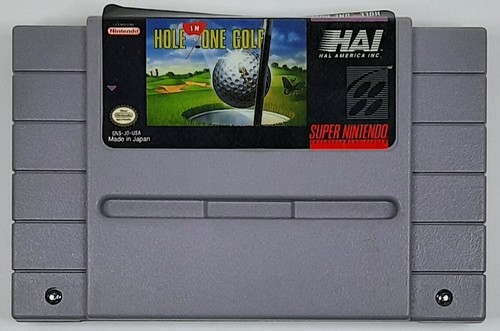 Hal's Hole in One Golf (Super Nintendo Entertainment System, 1991) SNES ...