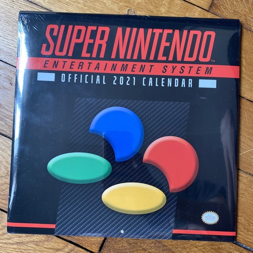 Calendrier Super Nintendo 2021 Neuf Zelda Mario Metroid Starfox SNES ...