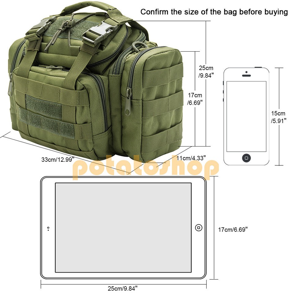 Fishing Tackle Bag with 60pcs Lure 5 Box Storage Shoulder Waist Mixed ...