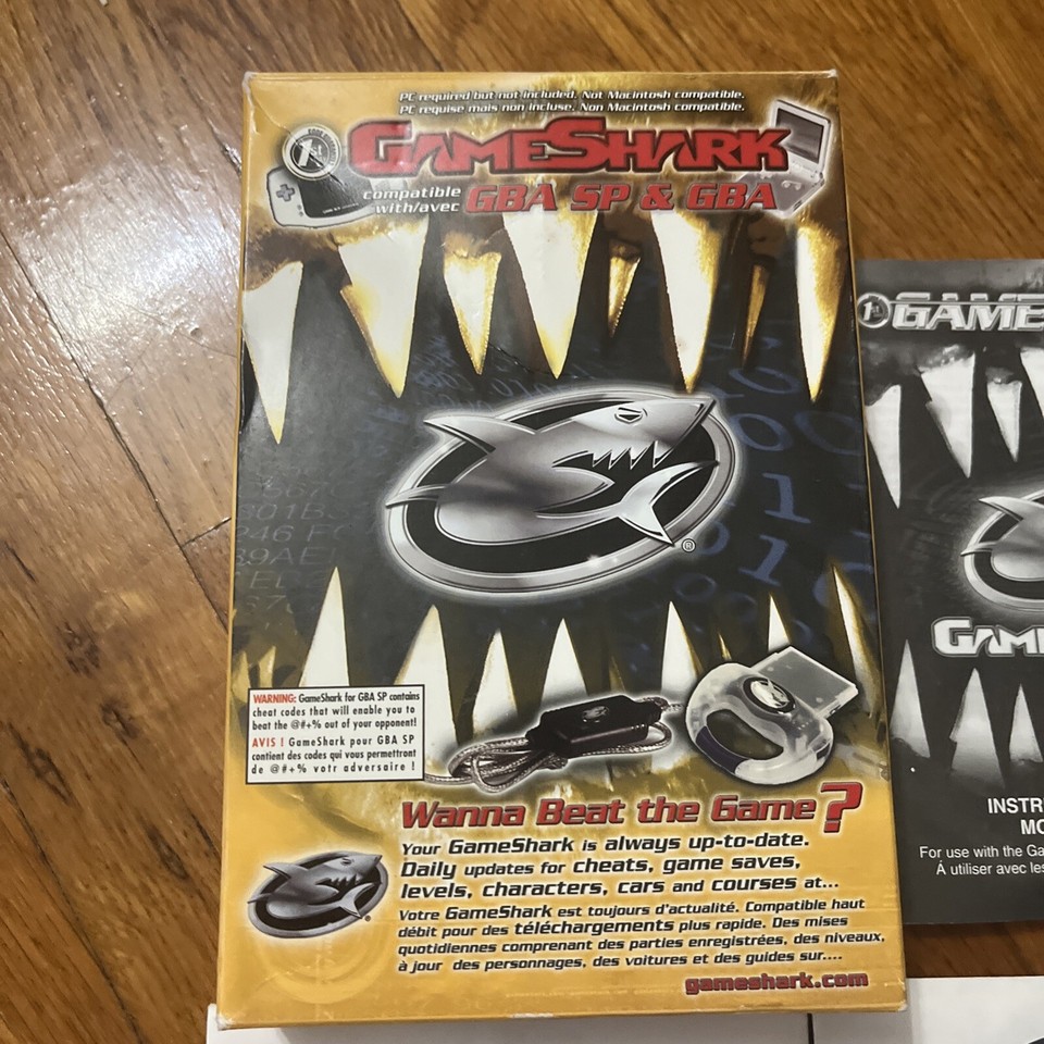 Gameshark for Game Boy Advance GBA - Box Disc and Papers ONLY!(No ...