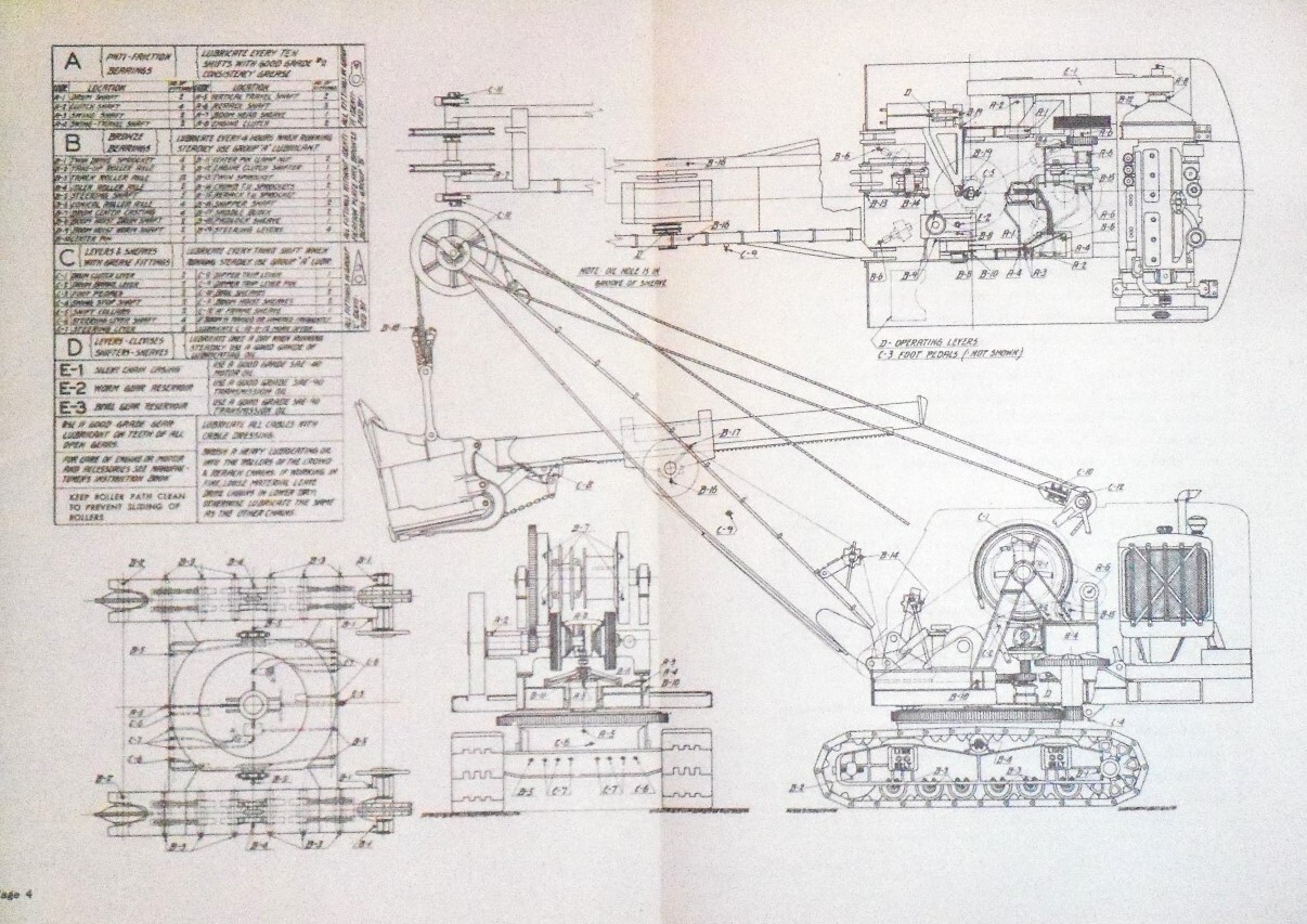 LINK-BELT SPEEDER K-300 SERIES INSTRUCTION BOOK No. 2254 Shovels ...