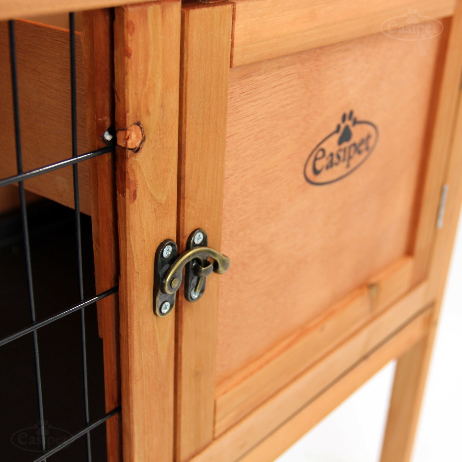 Pet Dwarf Rabbit Bunny Guinea Pig Wooden Hutch Small Animal House 4ft ...