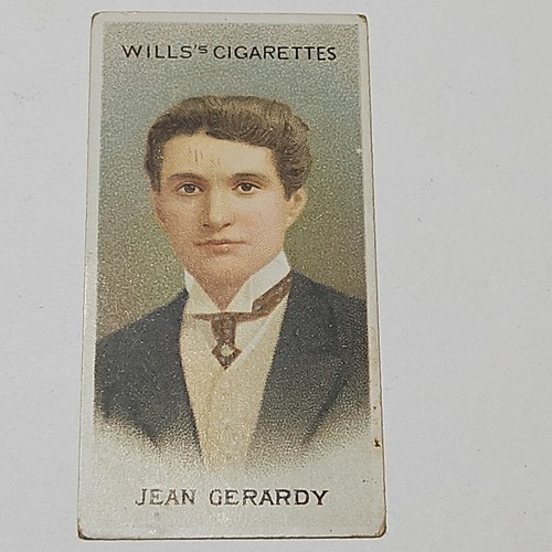 1910s Cigarette trade card Jean Gerardy W D & H O Wills Tobacco Company ...