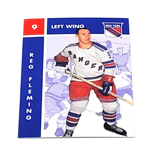 1995-96 Parkhurst Hockey 1966-67 Design Reg Fleming New York Rangers ...