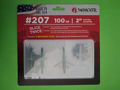 NEW - 207 Swhacker 2" Expandable Archery 2-Blade Mechanical Broadhead ...