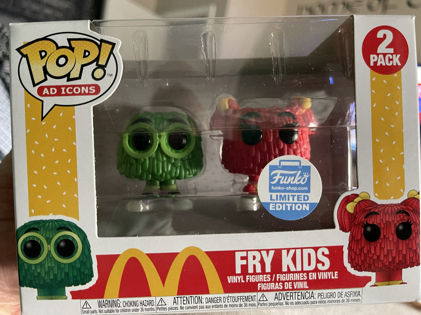 Funko Pop Fry Kids 2 Pack McDonald's Fry Guys Funko Shop Exclusive IN ...