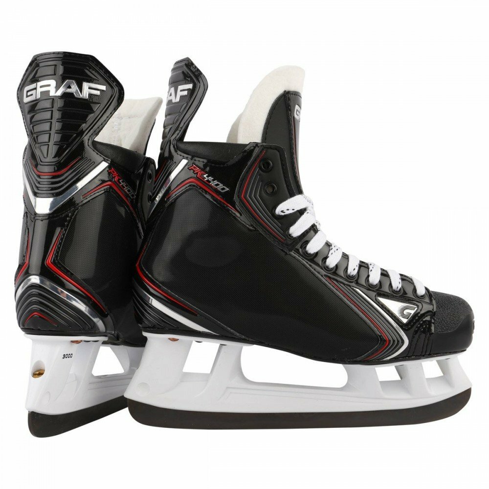 Graf Hockey Logo GRAF SKATES ULTRA 7035 Black Edge EE 7,5