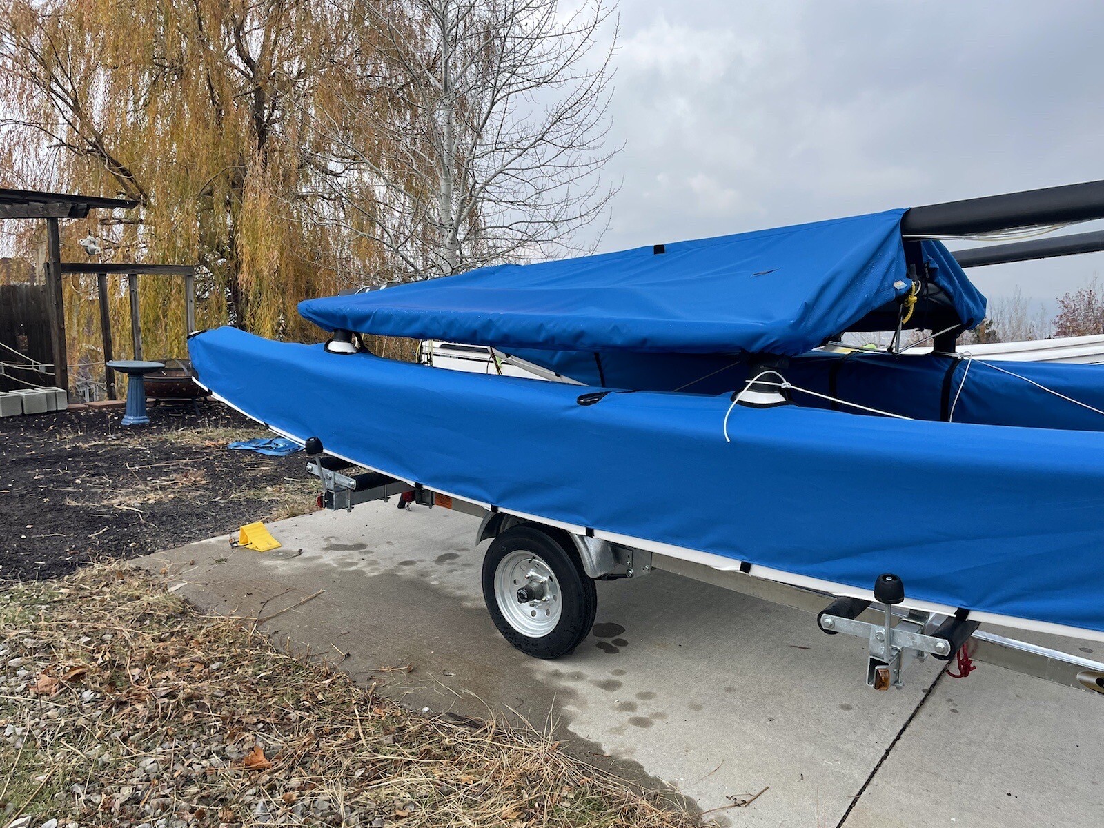 HOBIE CAT 16 Hull Covers Pair New Blue Polyester, Port And Starboard | eBay