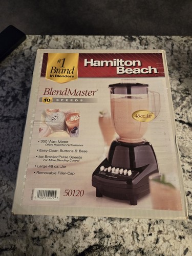 NEW Hamilton Beach BlendMaster 10 Speed Pulse Blender - 48 ounce ...