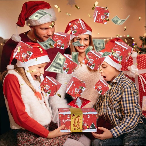 Bouncing Gift Box Creative Folding Bounce Money Gift Box DIY Pop Up ...