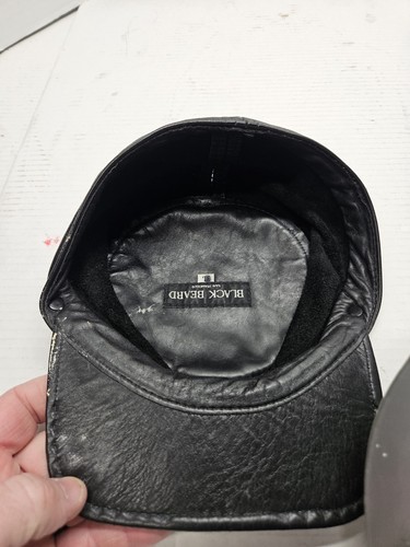 Leather Rebel Cap Black Beard San Francisco Biker Motorcycle | eBay