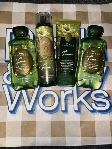 Bath & Body Works Disney Princess TIANA Body Mist / Body Cream / X2 ...