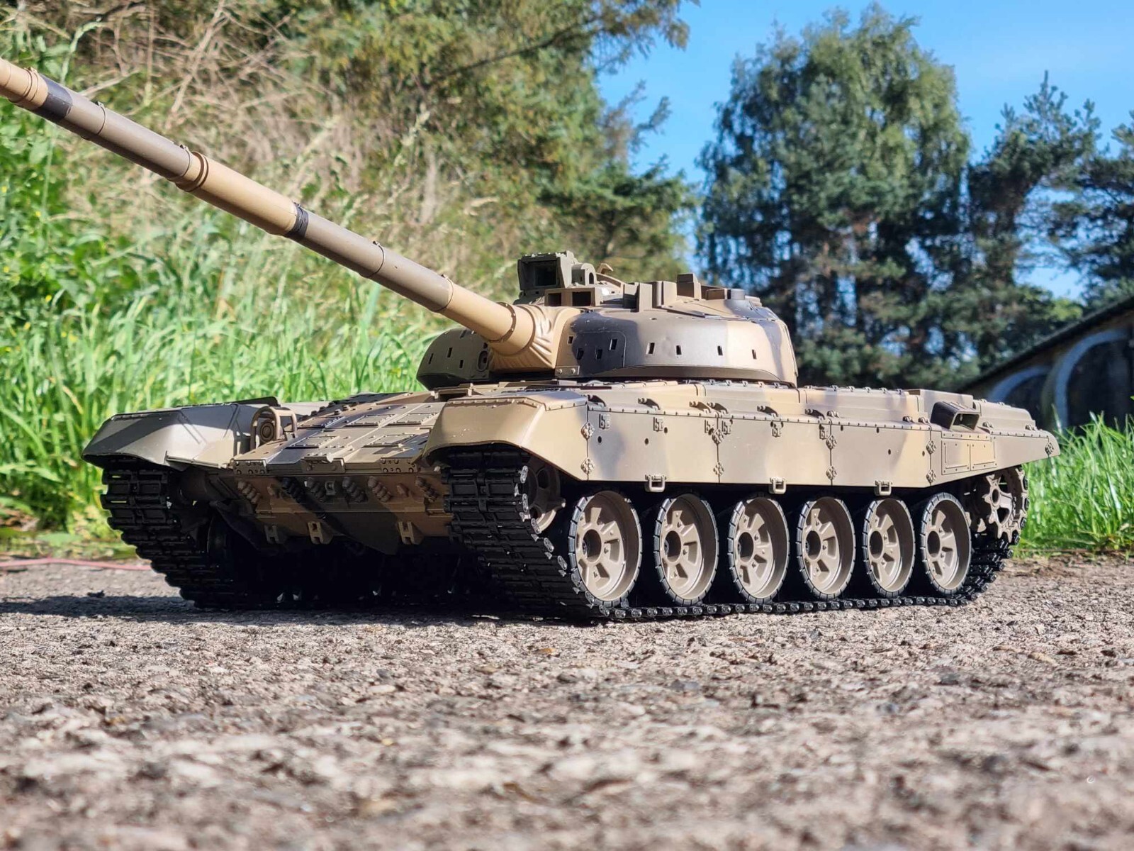 RC Tank BB 1:16 Challenger T90 Heng Long Radio Remote Control 2.4 V7 ...