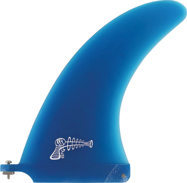 Ray Gun Fiberglass/Volan Center Fin 7.5" Blue Surfboard FIN | eBay