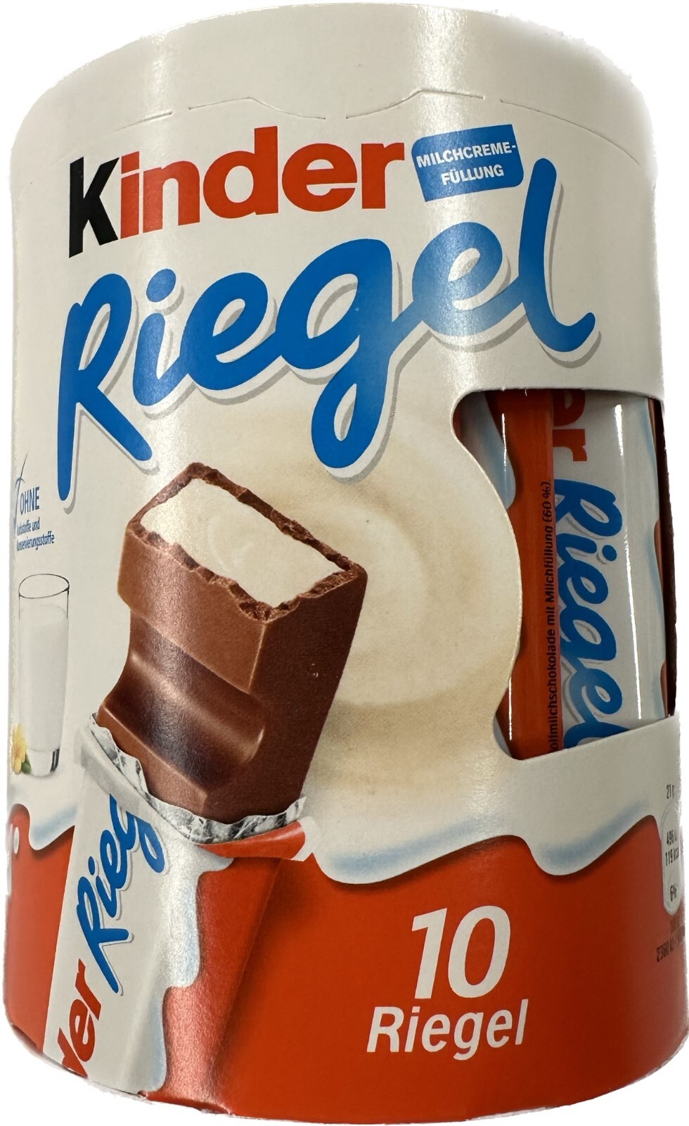 3 X FERRERO Kinder Riegel Bar 30 PC 630 G With Milk Cacao From Germany ...