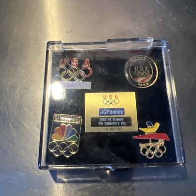 Vintage 1992 JC Penney US Olympic Pin Collectors Set Barcelona NEW Team ...