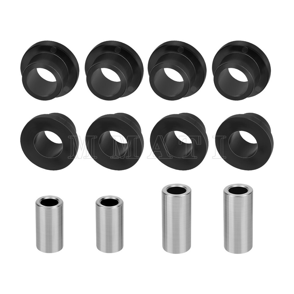 Front & Rear Upper Lower Shock Bushing Sleeve Kit for Polaris Ranger ...