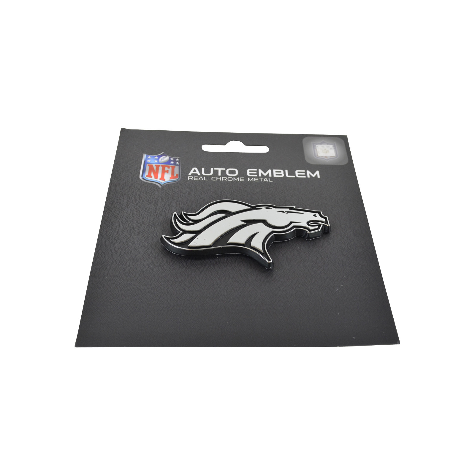 Denver Broncos Premium Solid Metal Logo Car Truck Emblem Decal Chrome ...