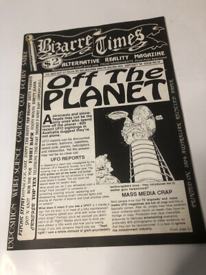 Bizarre Times Magazine #10 Australian Comic Magazine Syme underground ...