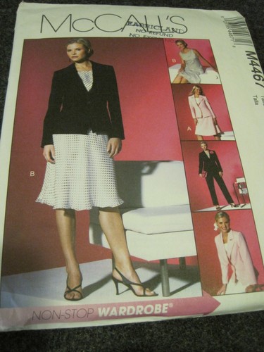 McCALL'S MISSES JACKET TOP ... M4467 Sewing Pattern UNCUT | eBay