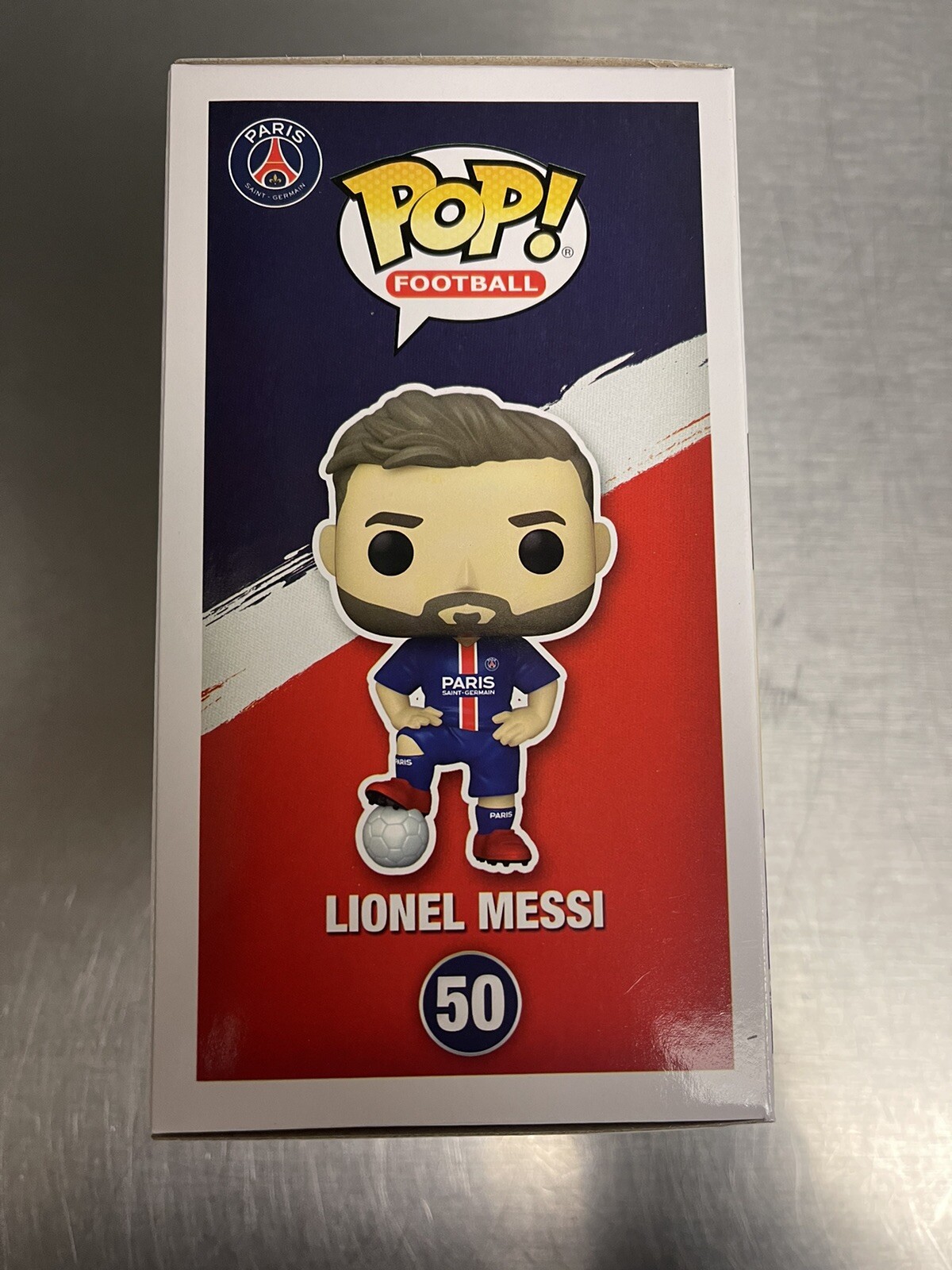 Lionel Messi Funko Pop W/ Pop Protector Paris Saint Germain In Hand ...