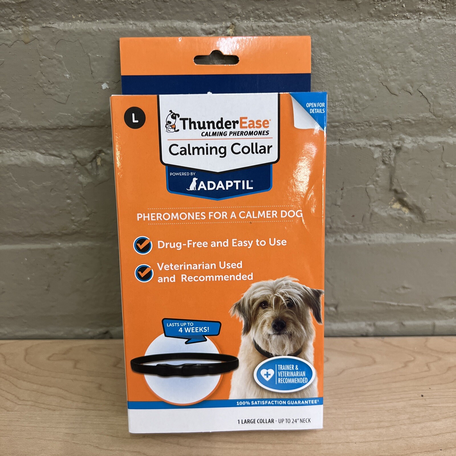 ThunderEase Calming Anti Anxiety Pheromone Collar for Dogs (Large ...