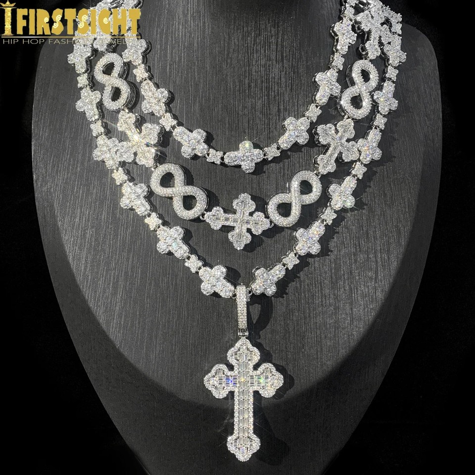 Clear Cuban Link Necklace – Subtle, Icy, and Unique | eBay