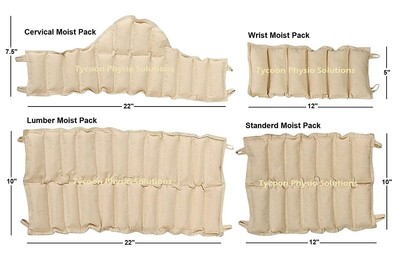 Hot Pack Set Physio Solutions Moist , for pain relife 4 Count (Pack of ...