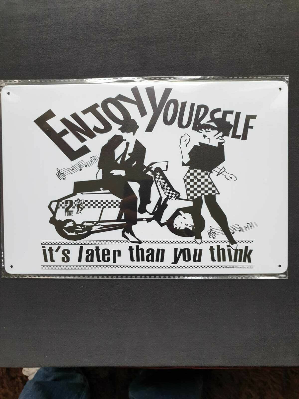 SKA The Specials Enjoy Yourself Metal Sign Plaque Ska/Mod Poster Retro ...