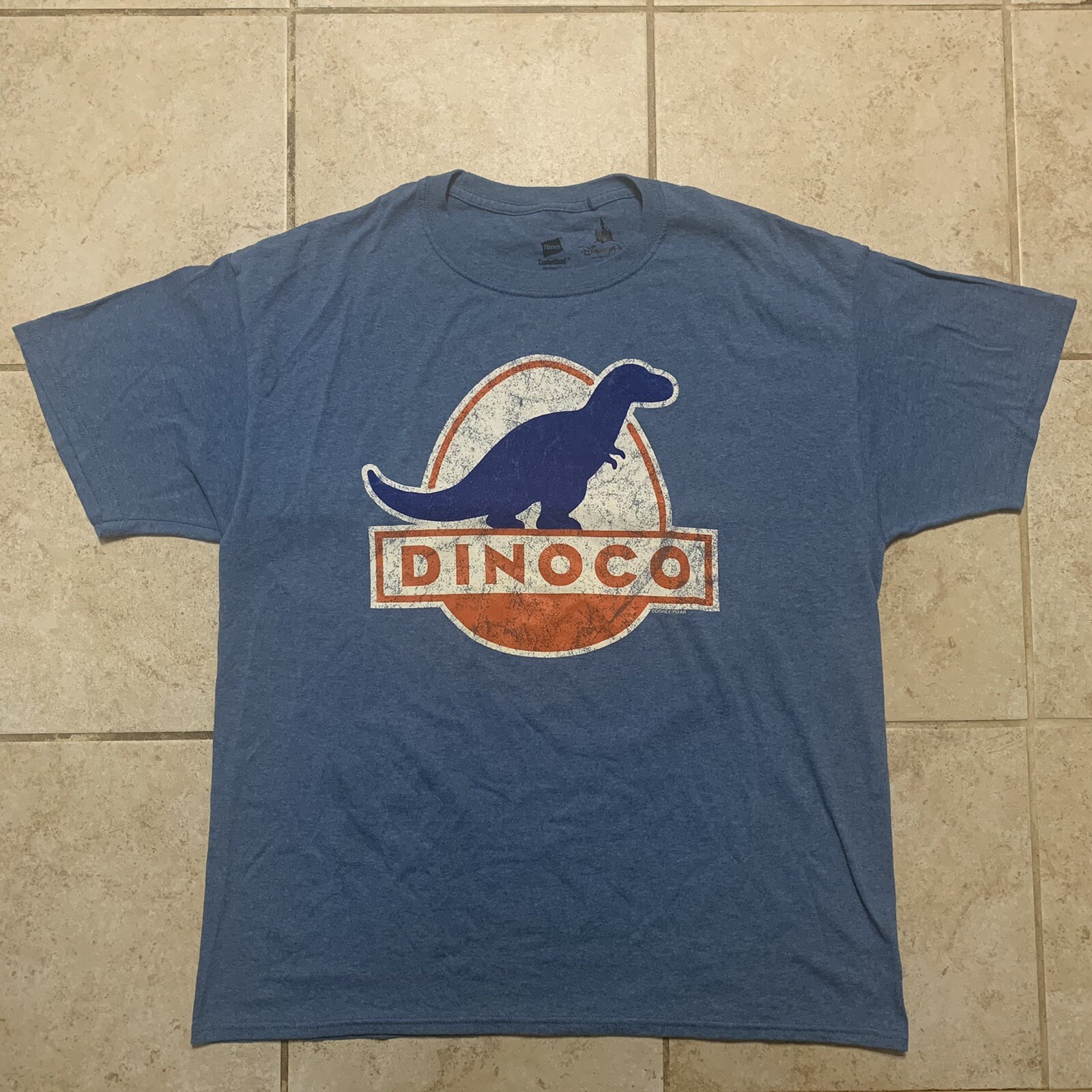 DINOCO Gas Disneyland Pixar CARS LAND MOVIE TEE T SHI… - Gem