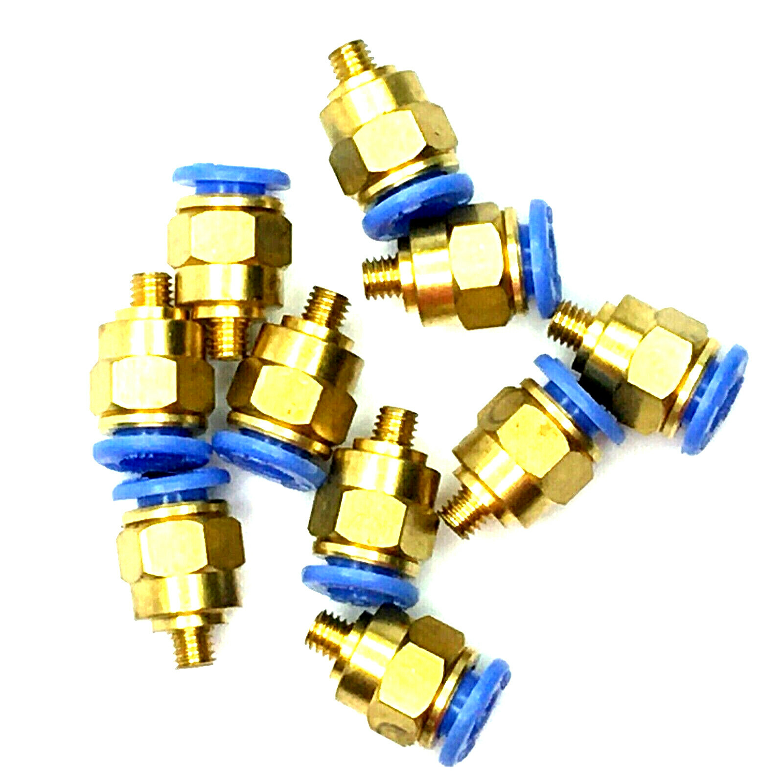 NEW 1/4"-10/32" Push Pneumatic Fitting JPC 1/4"-10/32" (PACK OF 10 ...