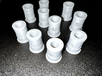30 Custom Quarter Size Powder Bushings for MEC Presses - Antistatic | eBay