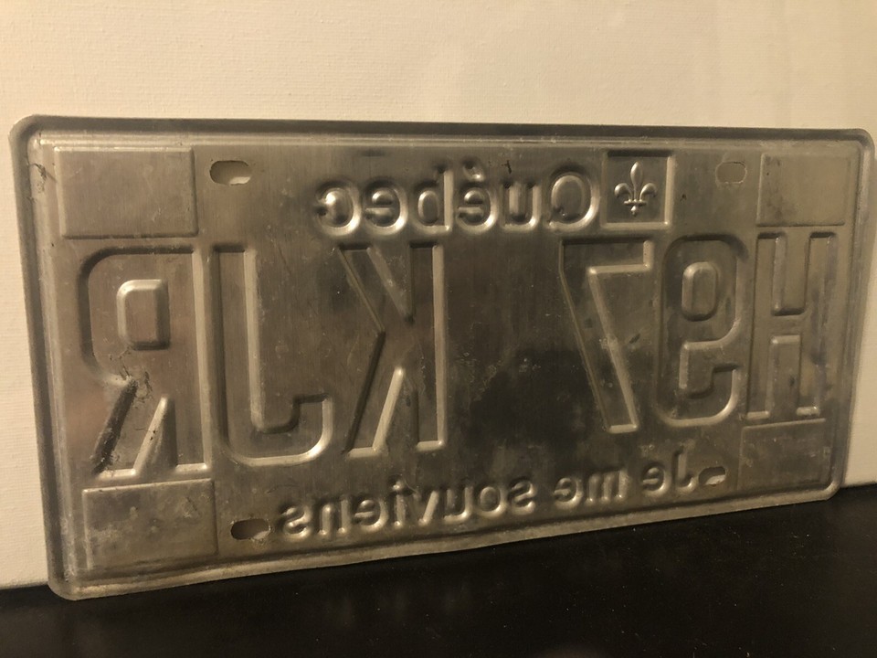1990 Québec License Plate H97 KJR | eBay