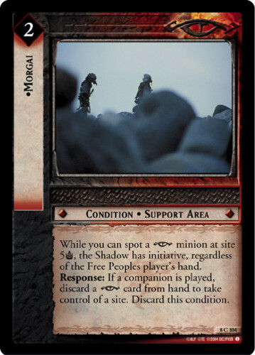 LOTR: Morgai [Ungraded] Siege of Gondor Lord of the Rings TCG Decipher ...